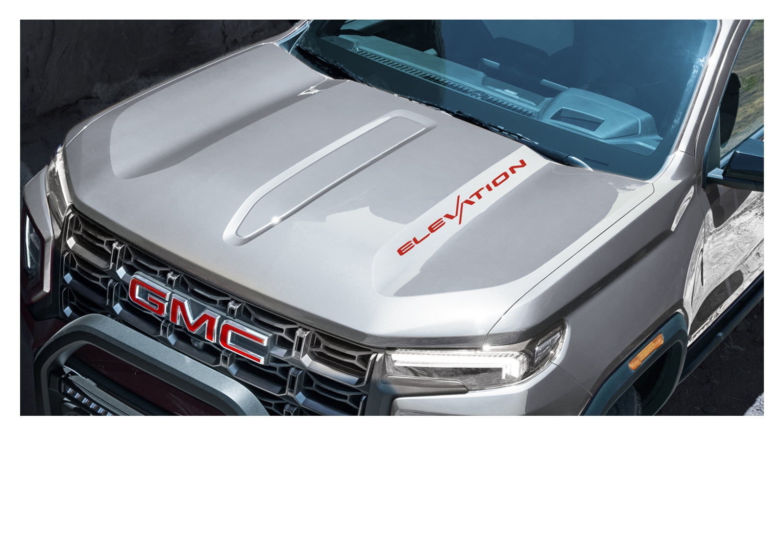 GMC Canyon Elevation Red Hood Lettering Decals 2023-2026 Set of 2 GM ...