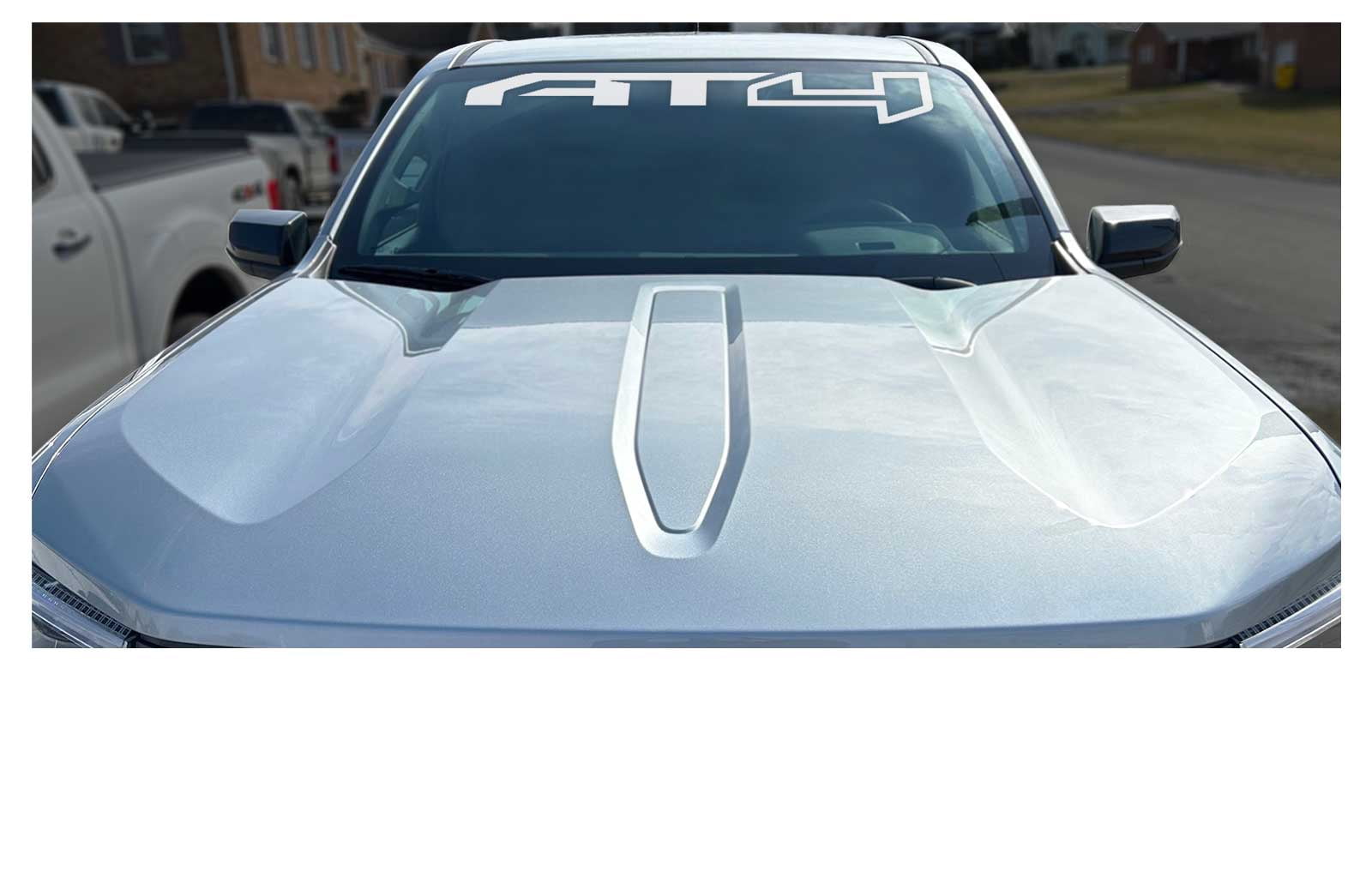 GMC Canyon White AT4 Windshield Banner Decal 2023-2026 GM Licensed ...
