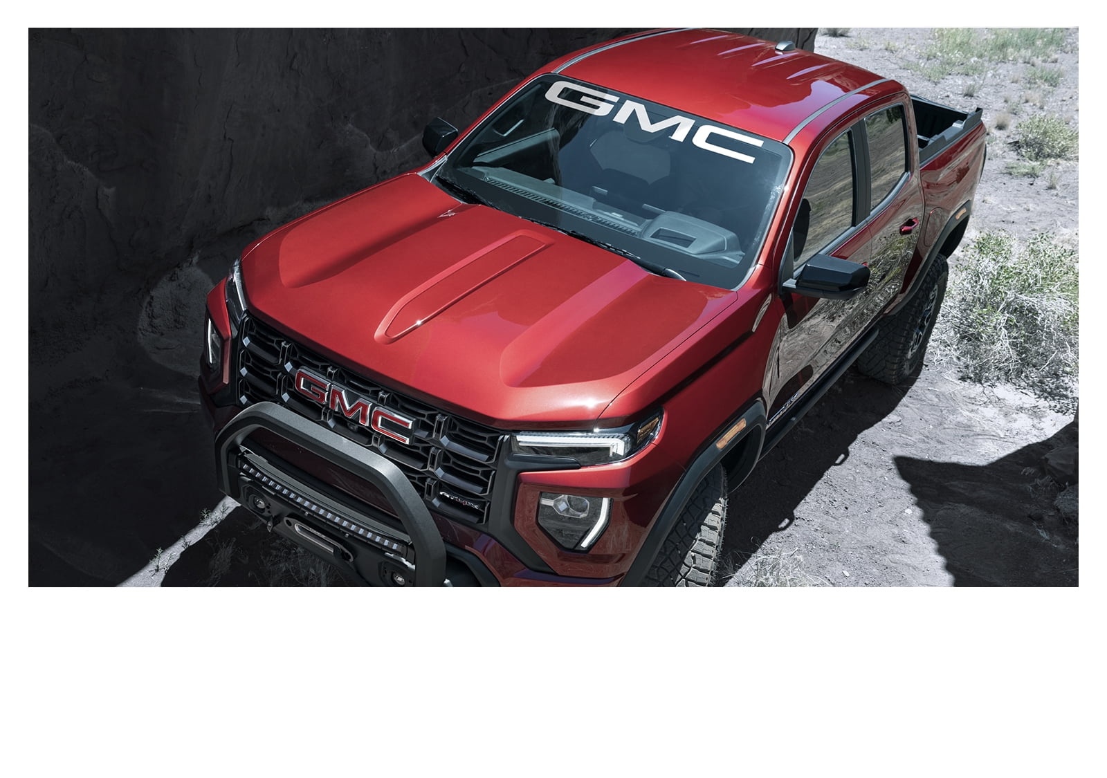 GMC Canyon White GMC Windshield Banner Decal 2023-2025 GM Licensed ...