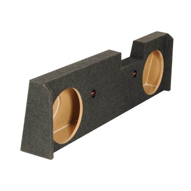 QPower Dual 12" Q Bomb Subwoofer Box for GMC/Chevy 14-16 4-Door Crew ...