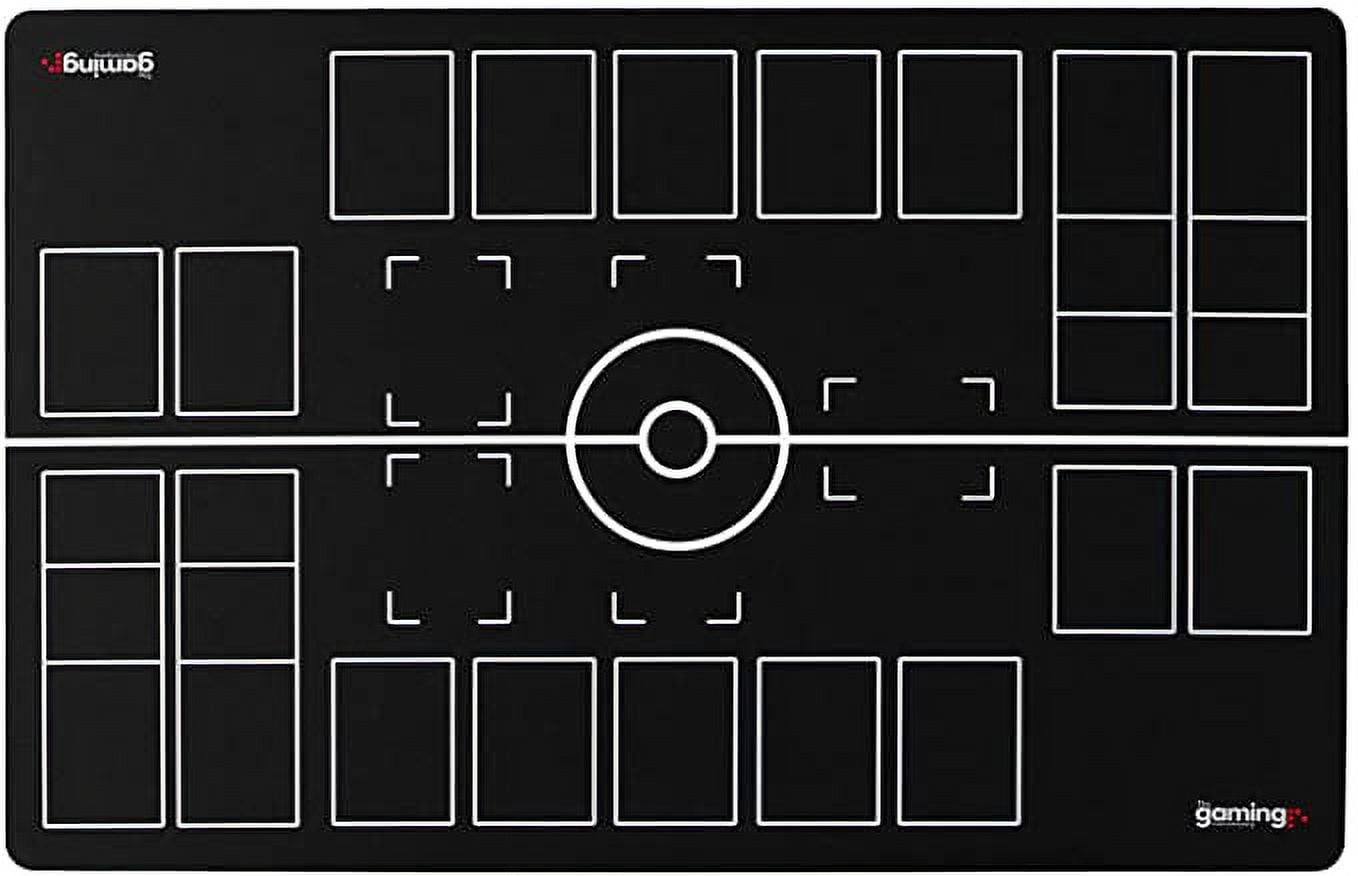 GMC Classic 2 Player Black & White Pokemon Gaming Mat Trading Card Game ...