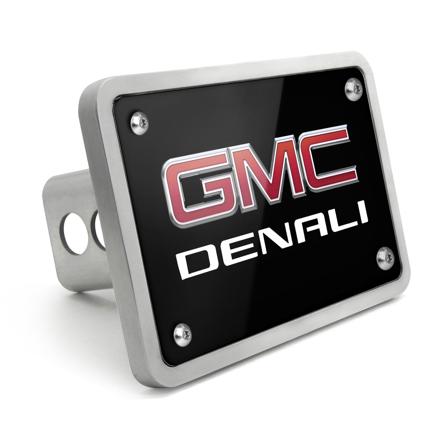 GMC Denali UV Graphic Black Billet Aluminum 2 inch Tow Hitch Cover ...