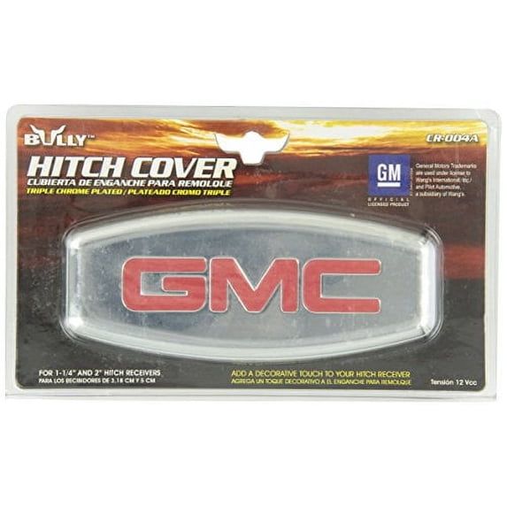 Bully Hitch Cover GMC, Officially Licensed, Universal 1-1/4 & 2 Inches ...