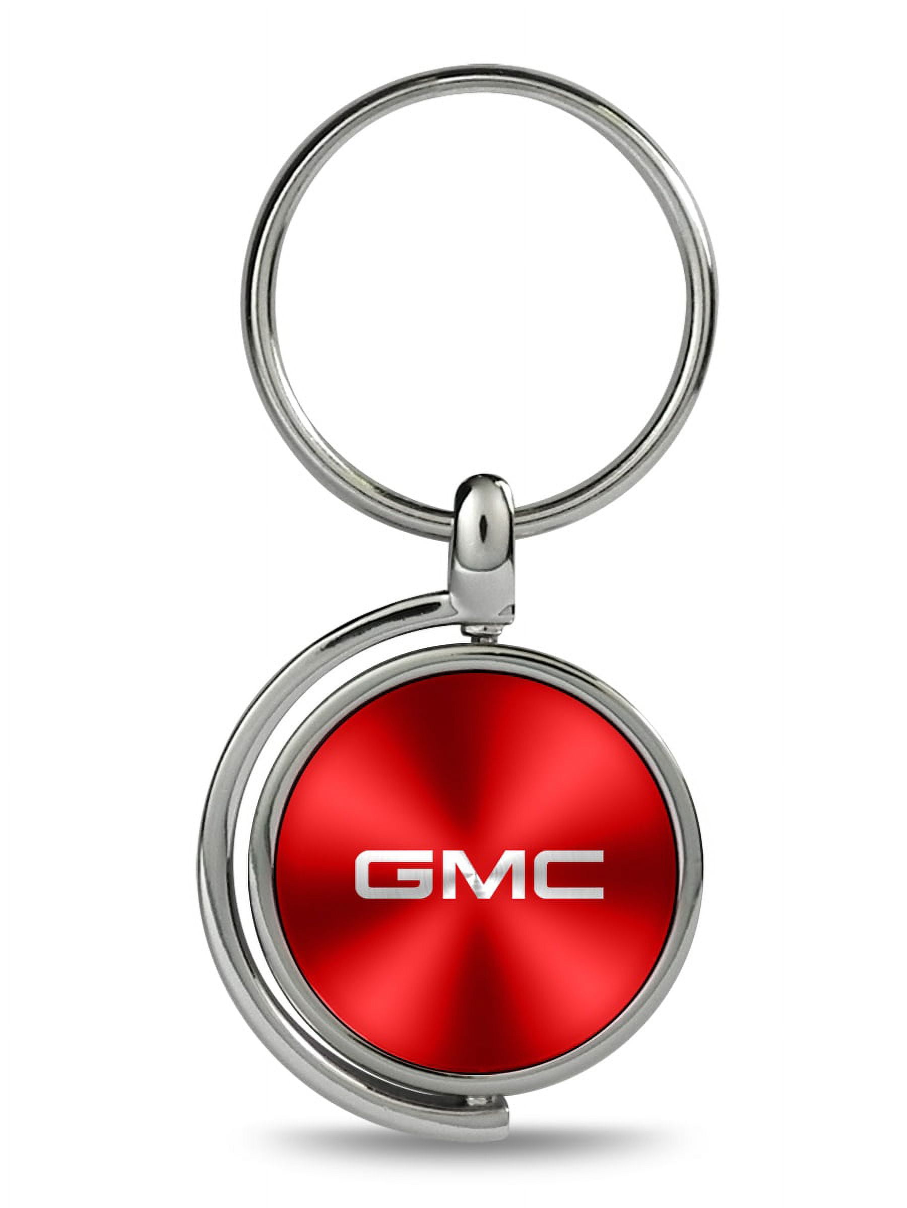 GMC Red Brushed Metal Spinner Key Chain - Walmart.com