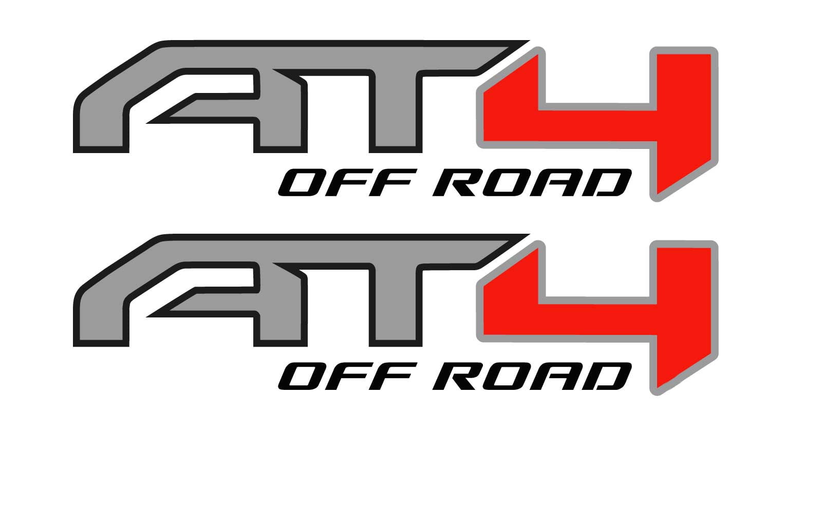 GMC SIERRA AT4 Off Road Bedside Decals 2019-2025 Set of 2 - GM License ...