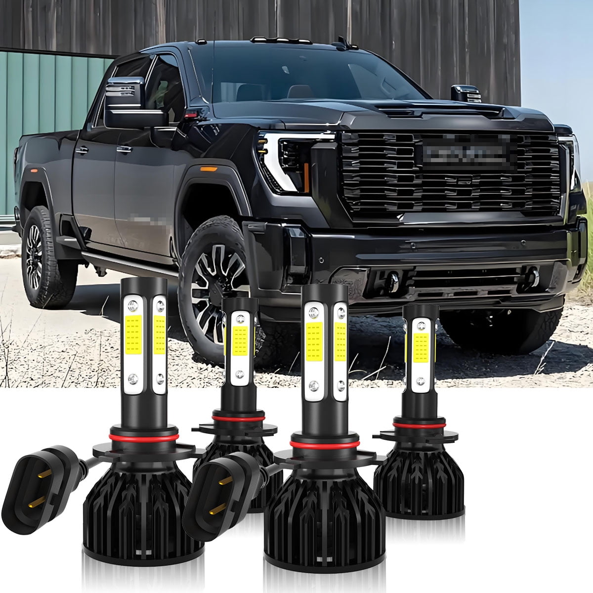 For GMC Sierra 1500 2500 3500 1999 2000 2001 2002 9005+9006, LED ...
