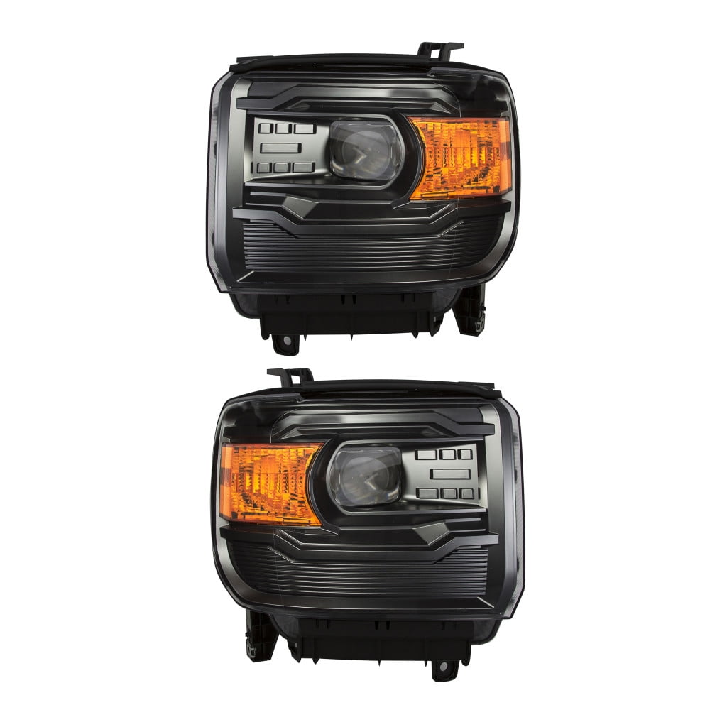 For GMC Sierra 1500HD 2014 2015 Headlight Driver and Passenger Side ...