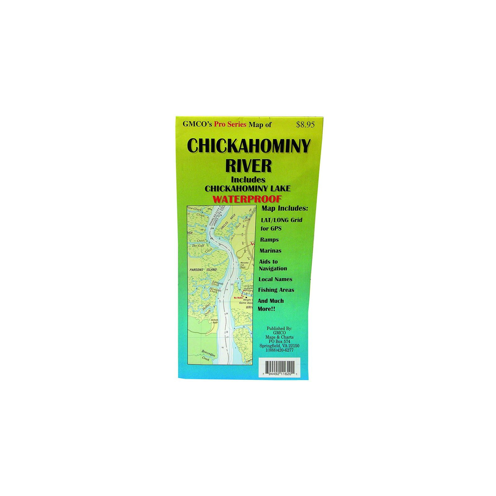 GMCO Chickahominy River Map Pro Series GPS/Folded, 11600PS - Walmart.com