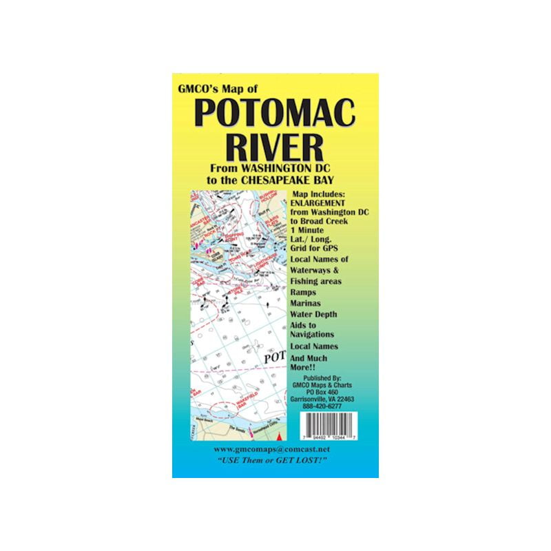 GMCO Potomac River Pro Series Map - Walmart.com
