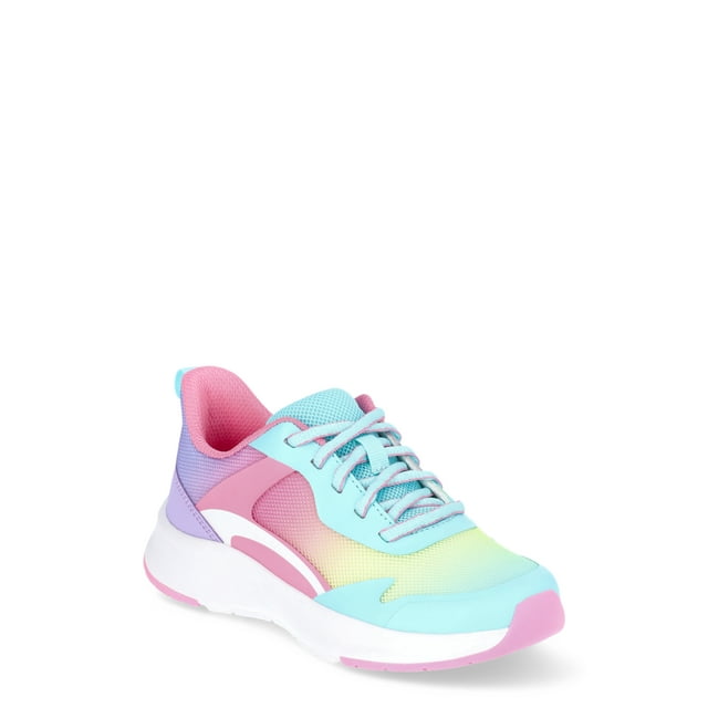 Athletic Works Little Girl & Big Girl Mesh Jogger Lace Up Sneakers ...