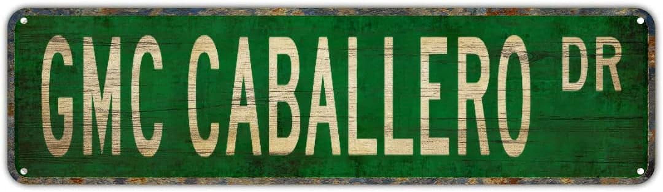 GMG CABALLERO DR Vintage Signs Retro Tin Signs Art Plaque Aluminum Sign ...