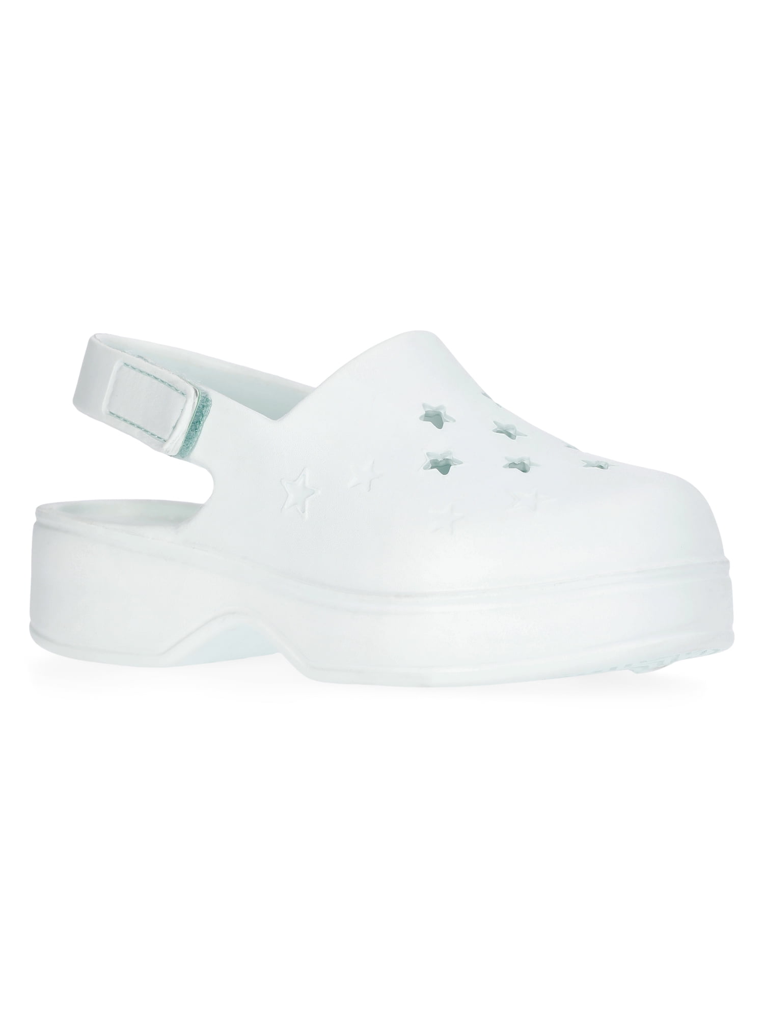 Justice Little and Big Girls Star Clogs - Walmart.com