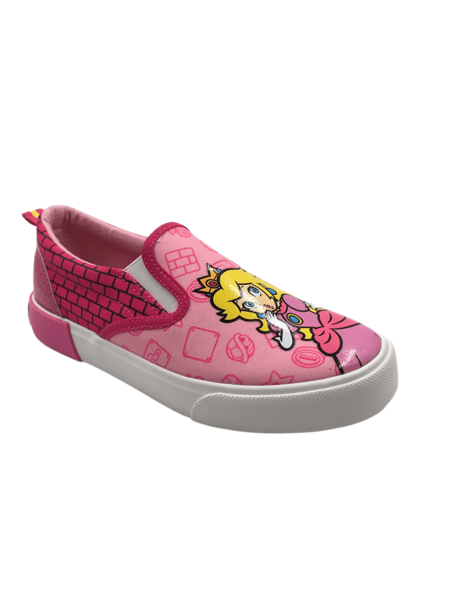 Nintendo Mario Girls Princess Peach & Daisy Slip-On Sneakers - Walmart.com
