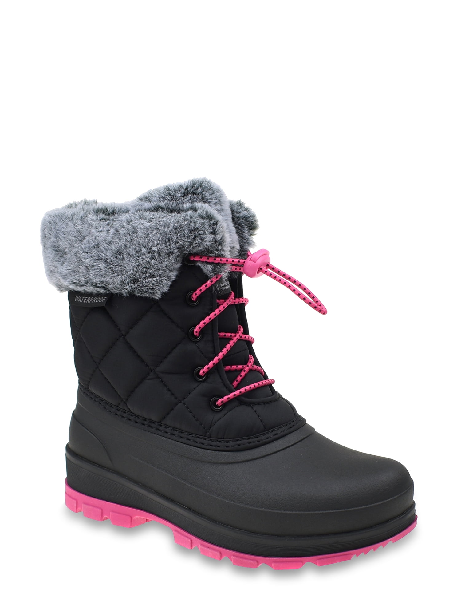 Ozark Trail Girls Waterproof 200G Shell Winter Boot - Walmart.com