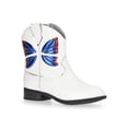Wonder Nation Little and Big Girls' Embroidered Cowboy Boots - Walmart.com