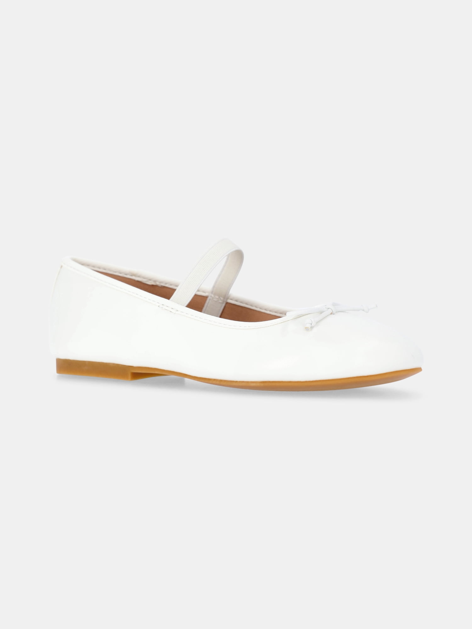 Wonder Nation Girls Bow Ballet Dress Shoes - Walmart.com
