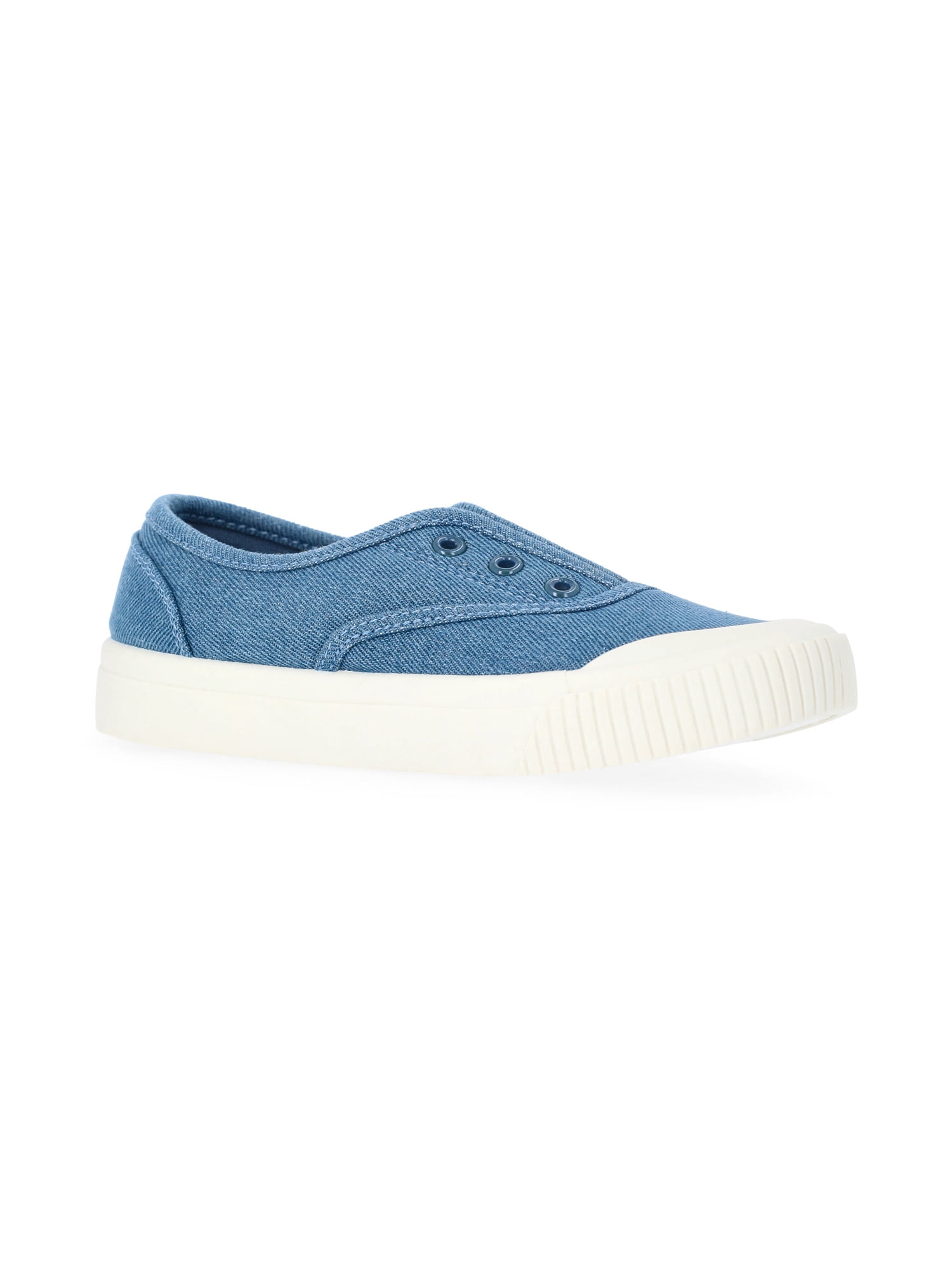 Wonder Nation Girls Casual Plimsole Sneakers - Walmart.com