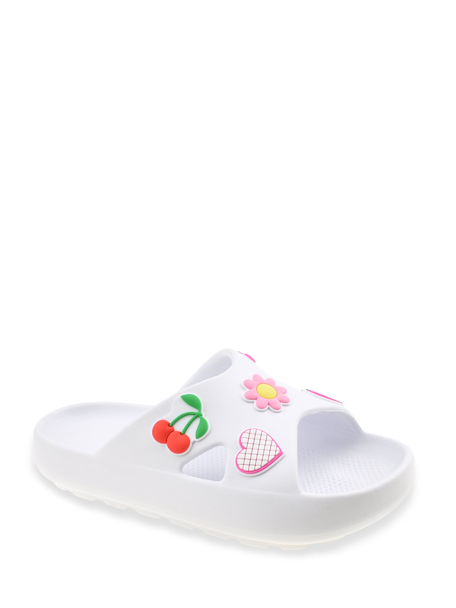 Wonder Nation Little & Big Girls Charm Slides - Walmart.com
