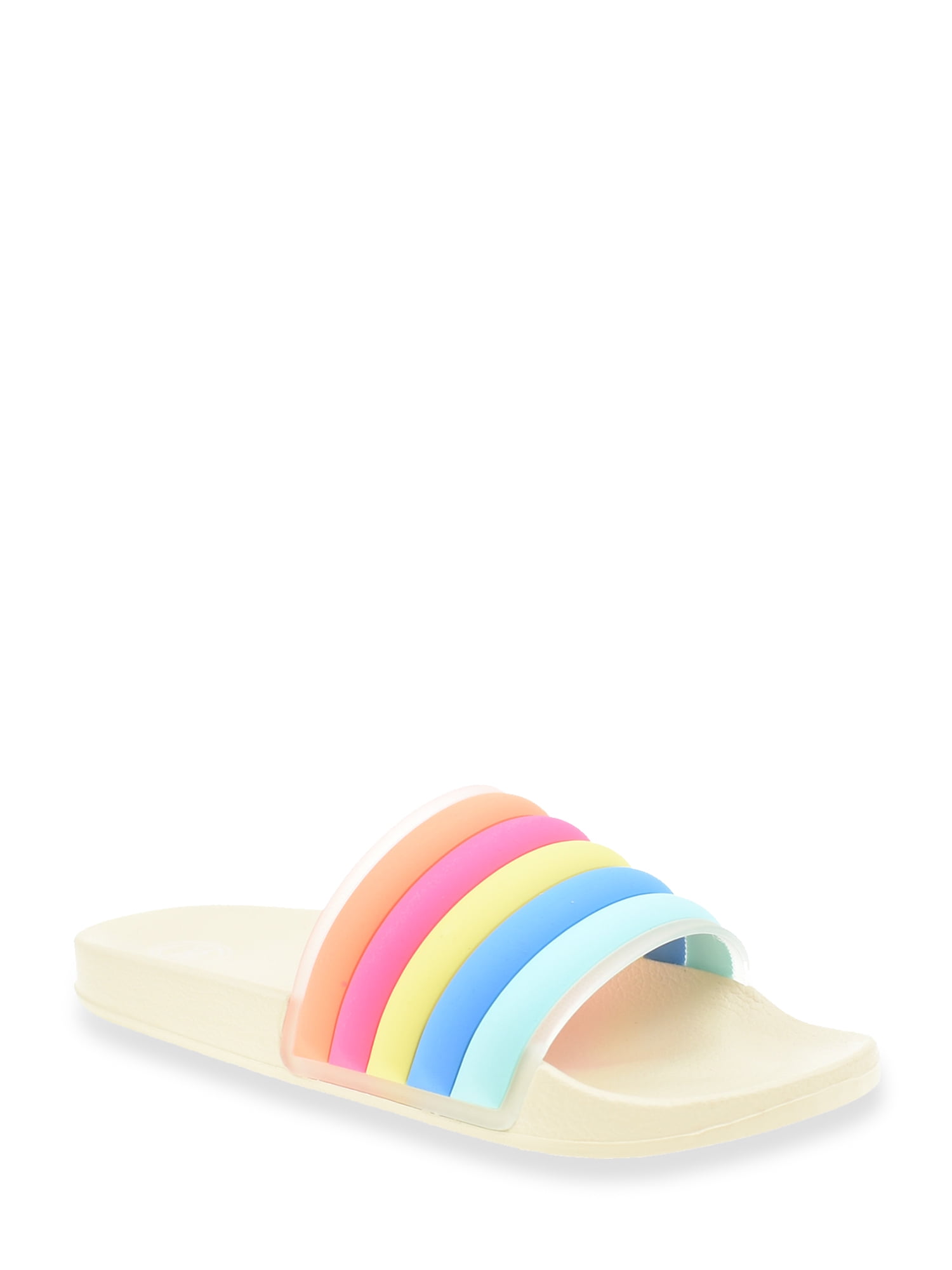 Wonder Nation Little & Big Girls Charm Slides - Walmart.com