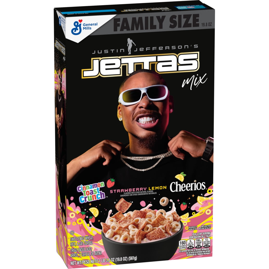 Justin Jefferson Cereal, Cinnamon Toast Crunch Strawberry, Frosted ...