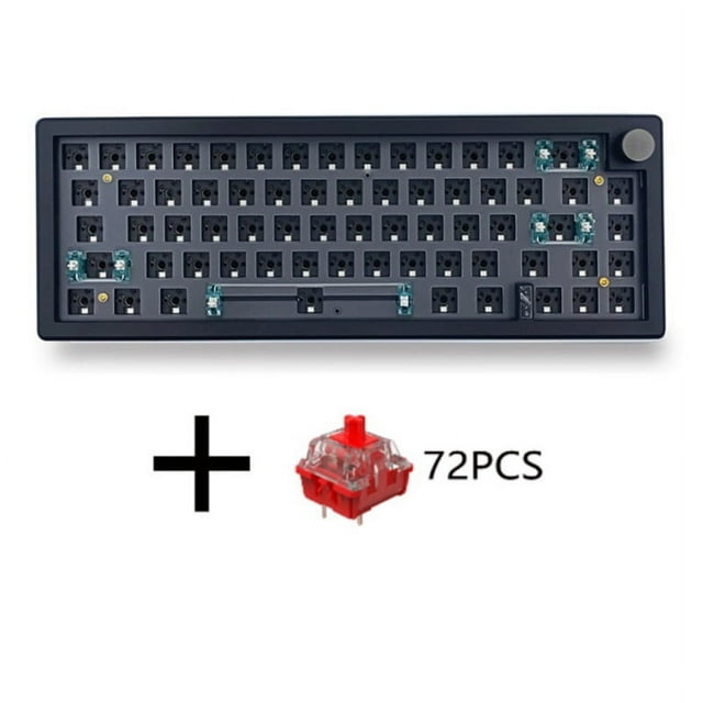 GMK67 Customized Mechanical Keyboard+Red Switch DIY Kit Hot Swappable ...