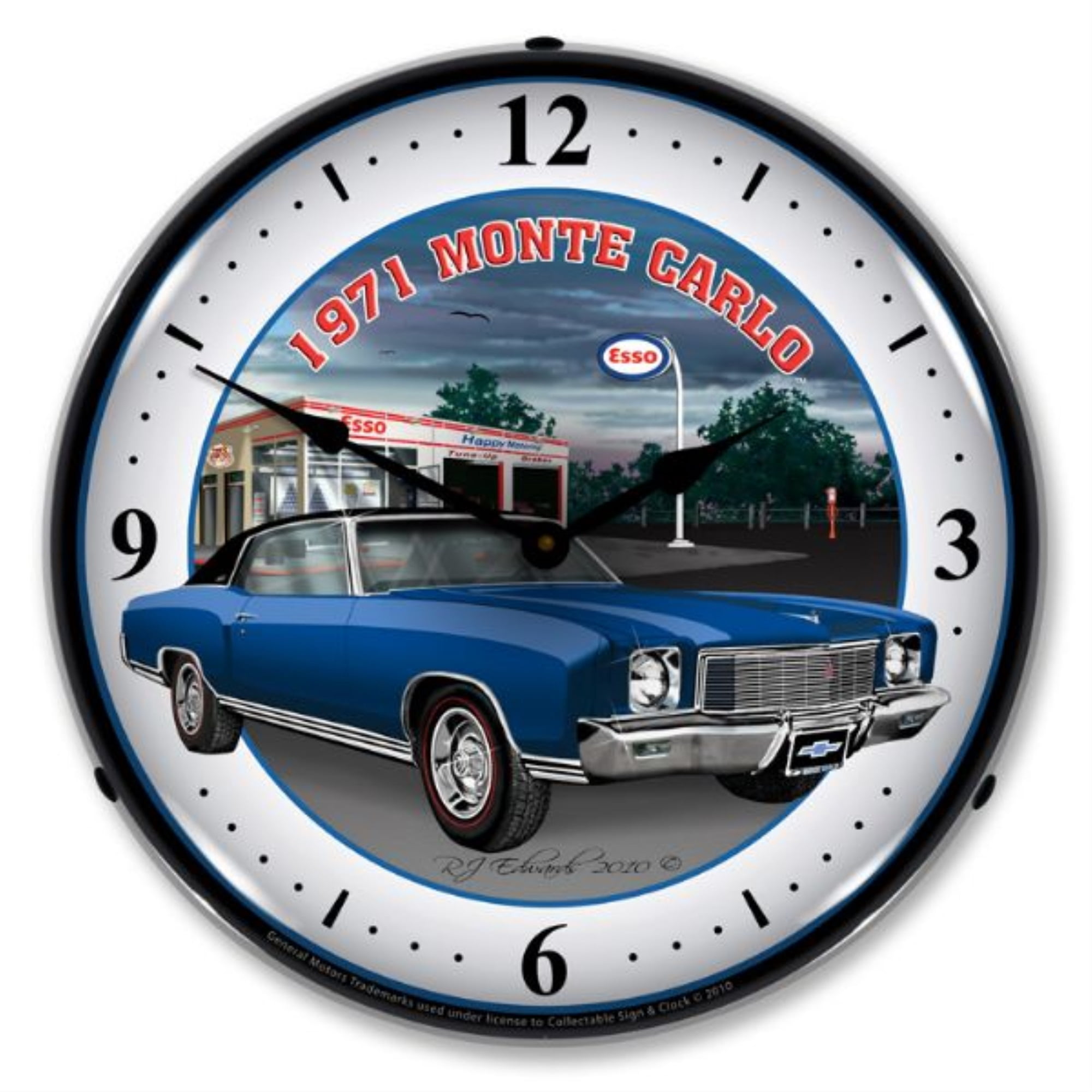 GMRE1005249 1971 Monte Carlo clock - Made in USA - Walmart.com