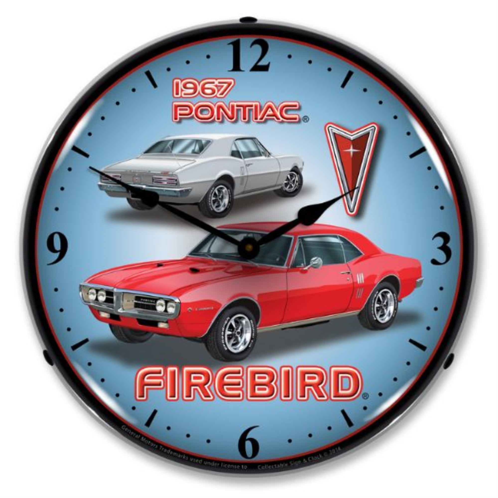 GMRE1408529 1967 Firebird clock - Made in USA - Walmart.com