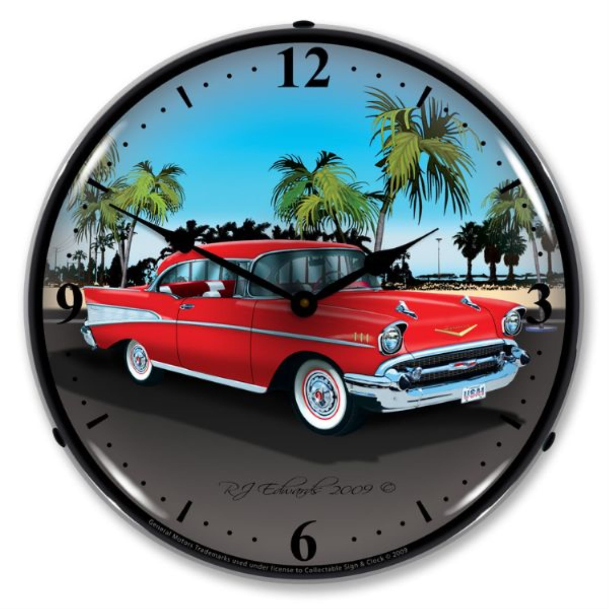 GMRE903198 1957 Chevy clock - Made in USA - Walmart.com