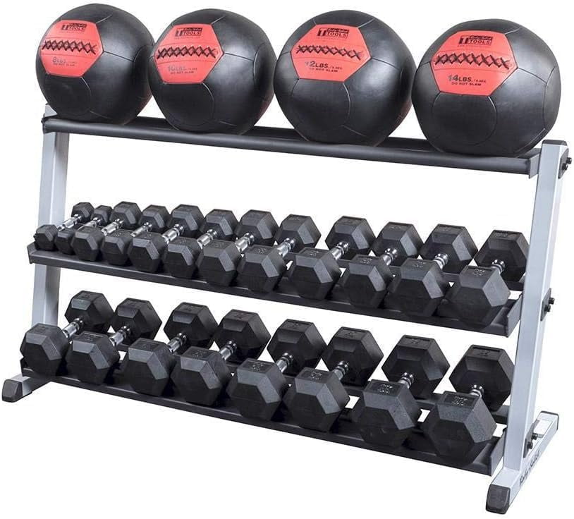 (GMRT6) Optional 3rd-Tier for GDR60 Dumbbell Rack, Medicine and Slam ...