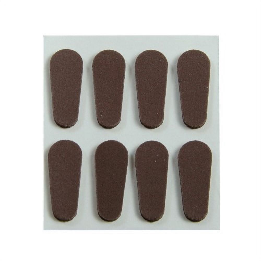 GMS Optical Tear Drop Adhesive Foam Nose Pads - 19mm Brown (4 Pair ...
