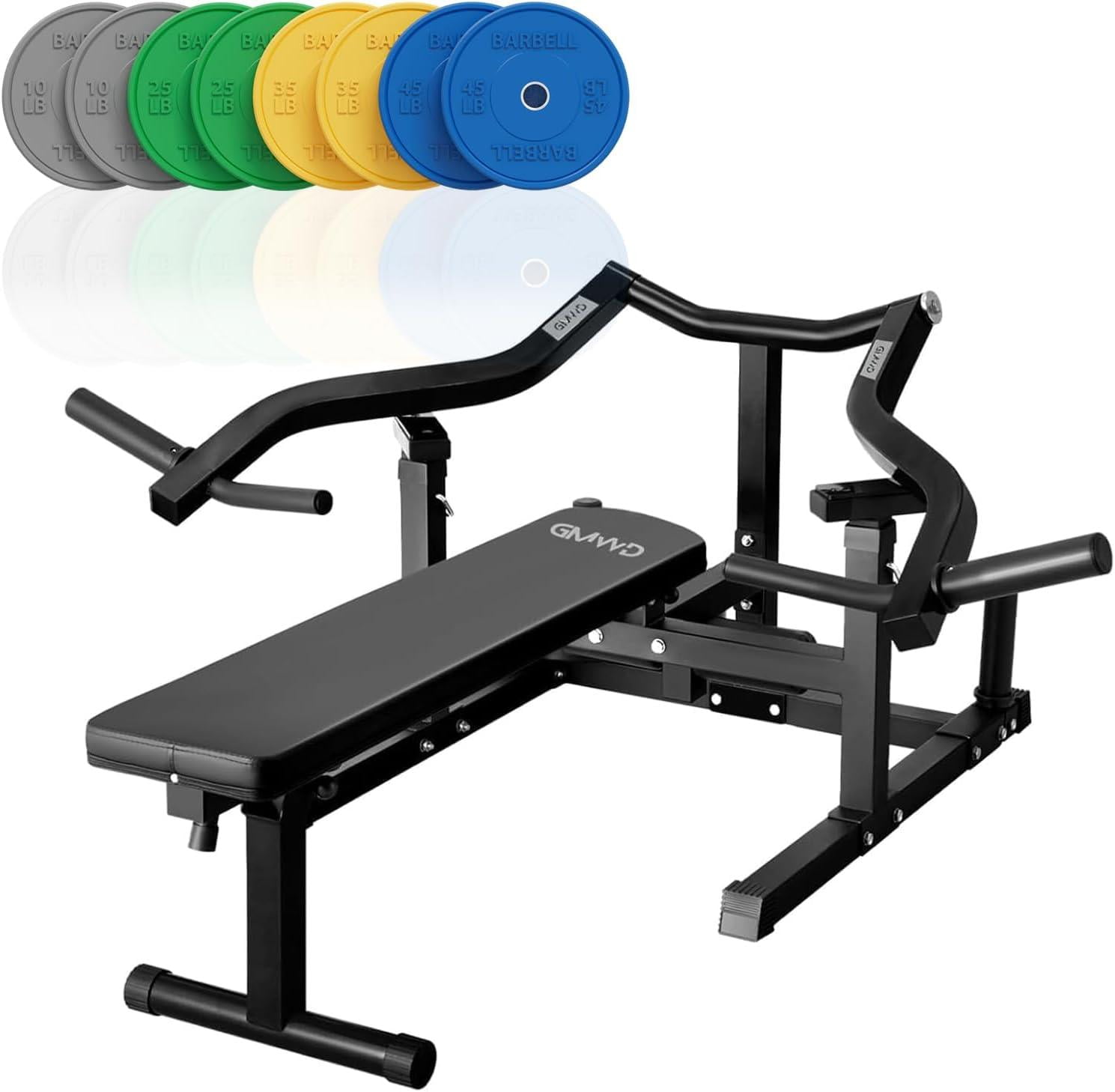 GMWD Chest Press Machine, 1050LBS Bench Press Machine with Independent ...