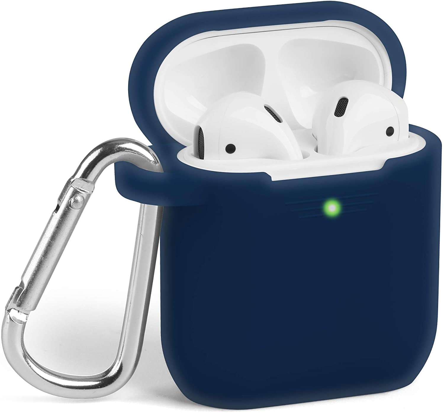 GMYLE Apple Shockproof Earbud Case with Keychain Kit Set, Deep Blue ...