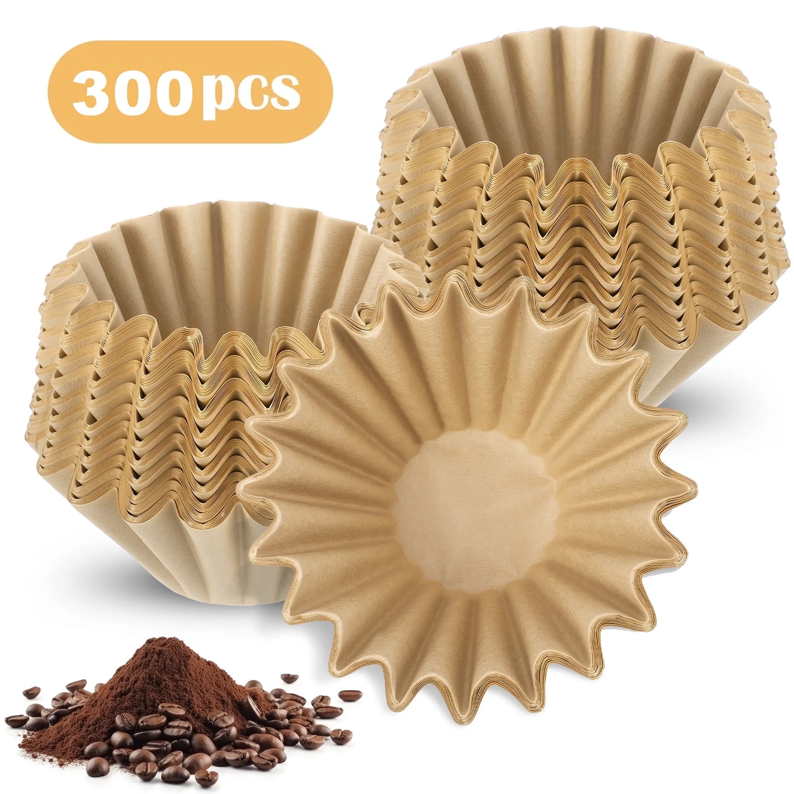 GMZW 1-2 Cup Coffee Filters, 300 Disposable Small Coffee Filter Paper ...