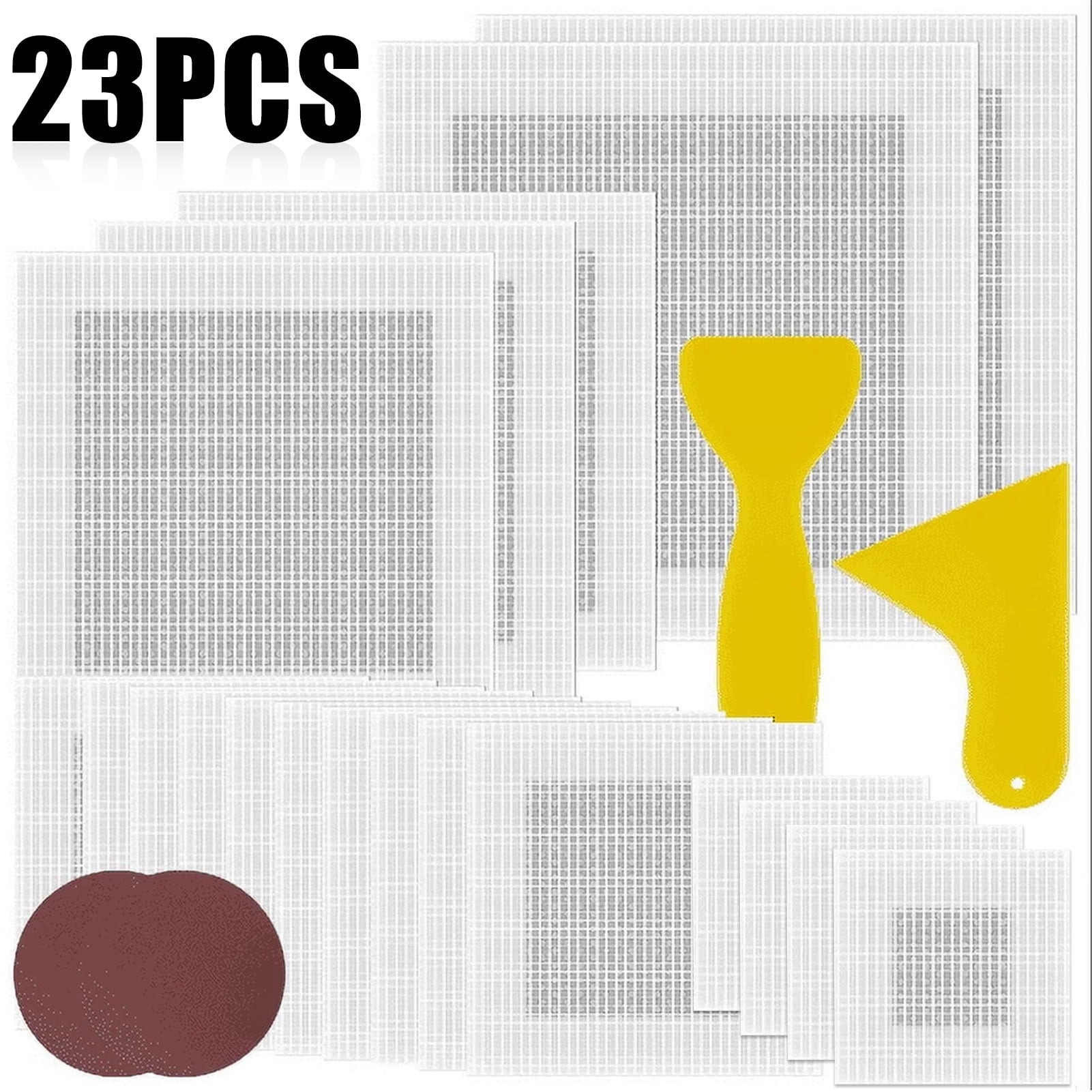 GMZW Drywall Repair Kit with Fiberglass Self-Adhesive Mesh Patches 2x2 ...