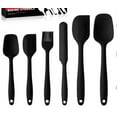 GMZW Silicone Spatula Set, 7 Piece Silicone Pastry Scraper Set - Large ...