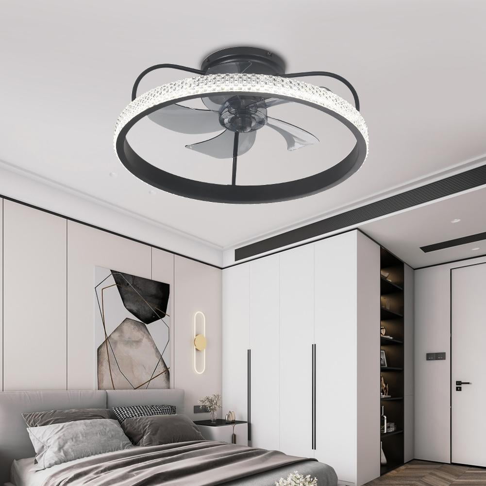 GMizon 20-inch modern simple ceiling fan light, six-speed six-speed ...