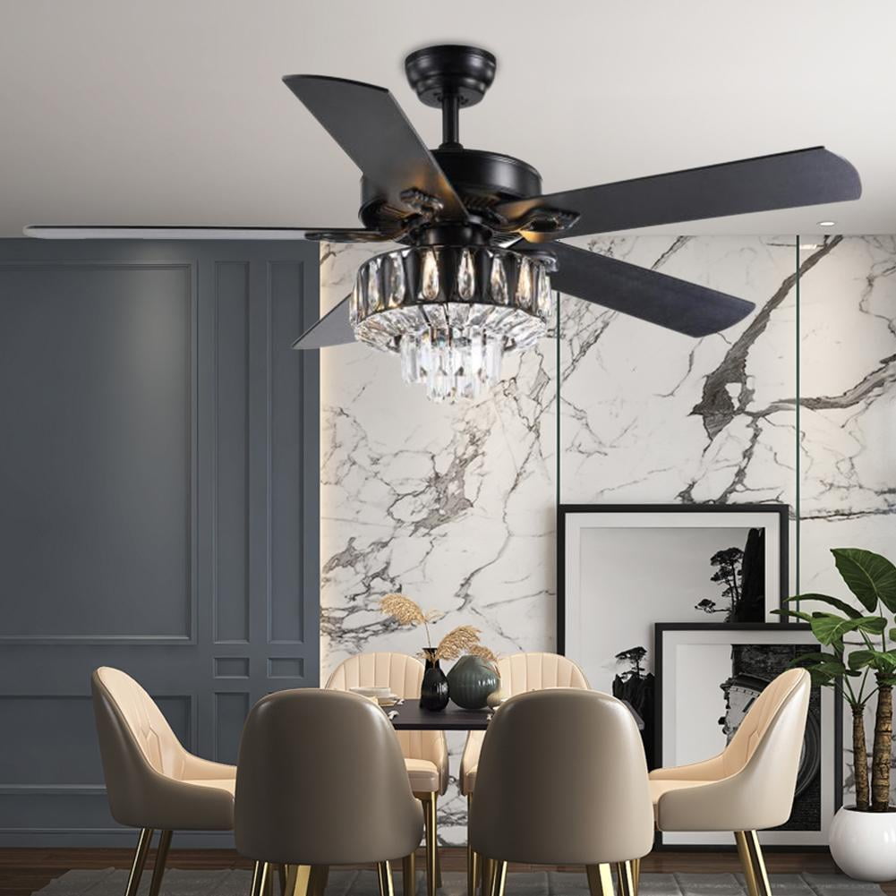 GMizon 52-inch Retro American Country Style Ceiling Fan Light, Bedroom ...