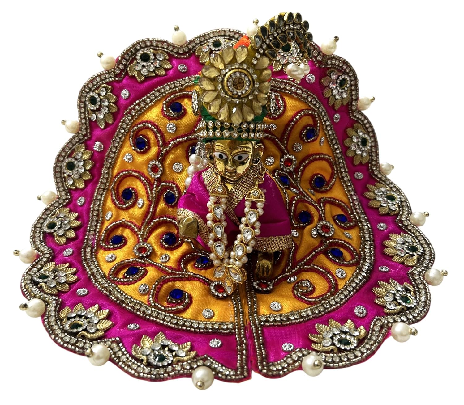 GN Stores Fancy Laddu Gopal Ji Dress for Festival with Matching Cap ...