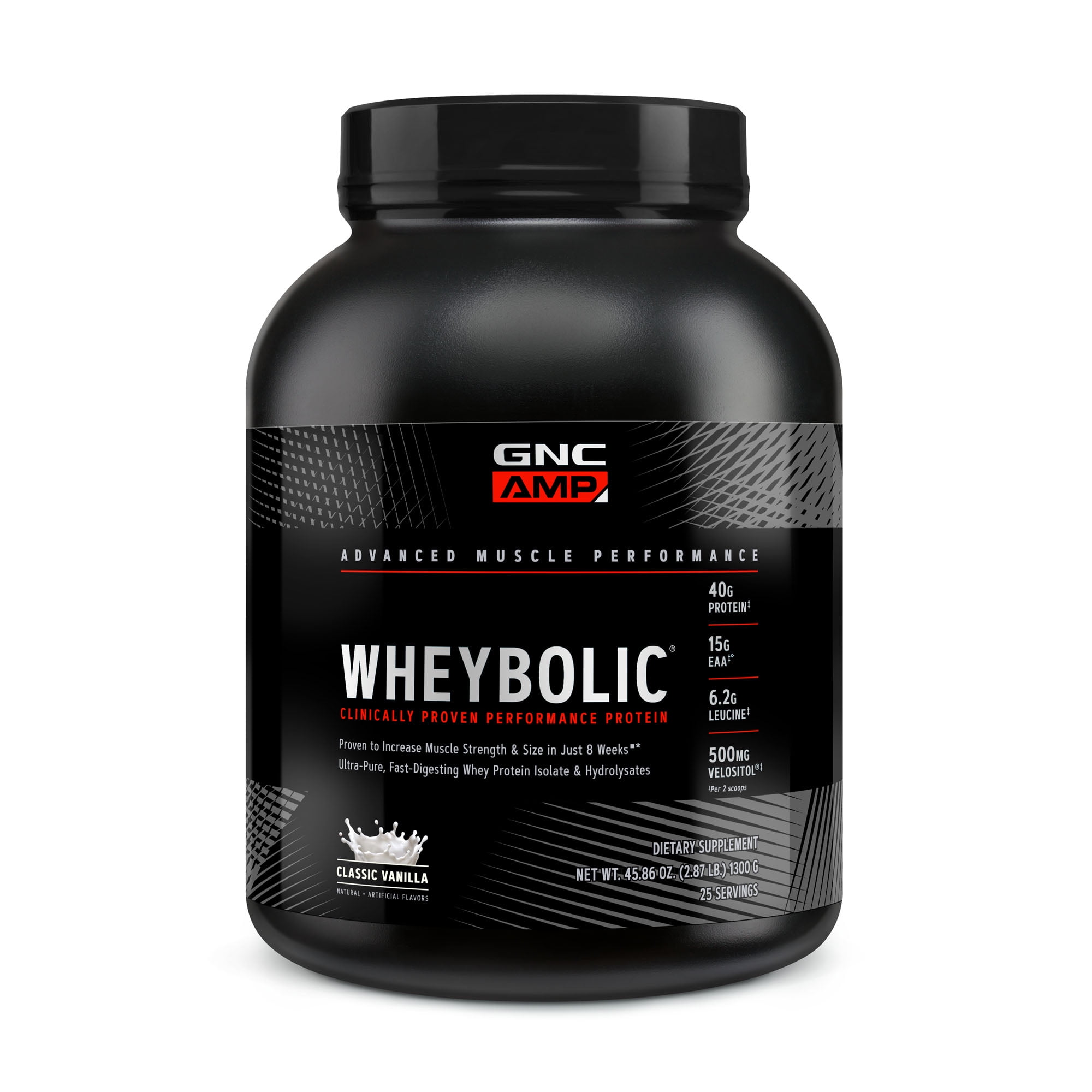 GNC AMP Wheybolic Protein Powder | Whey Isolate | Muscle Building ...