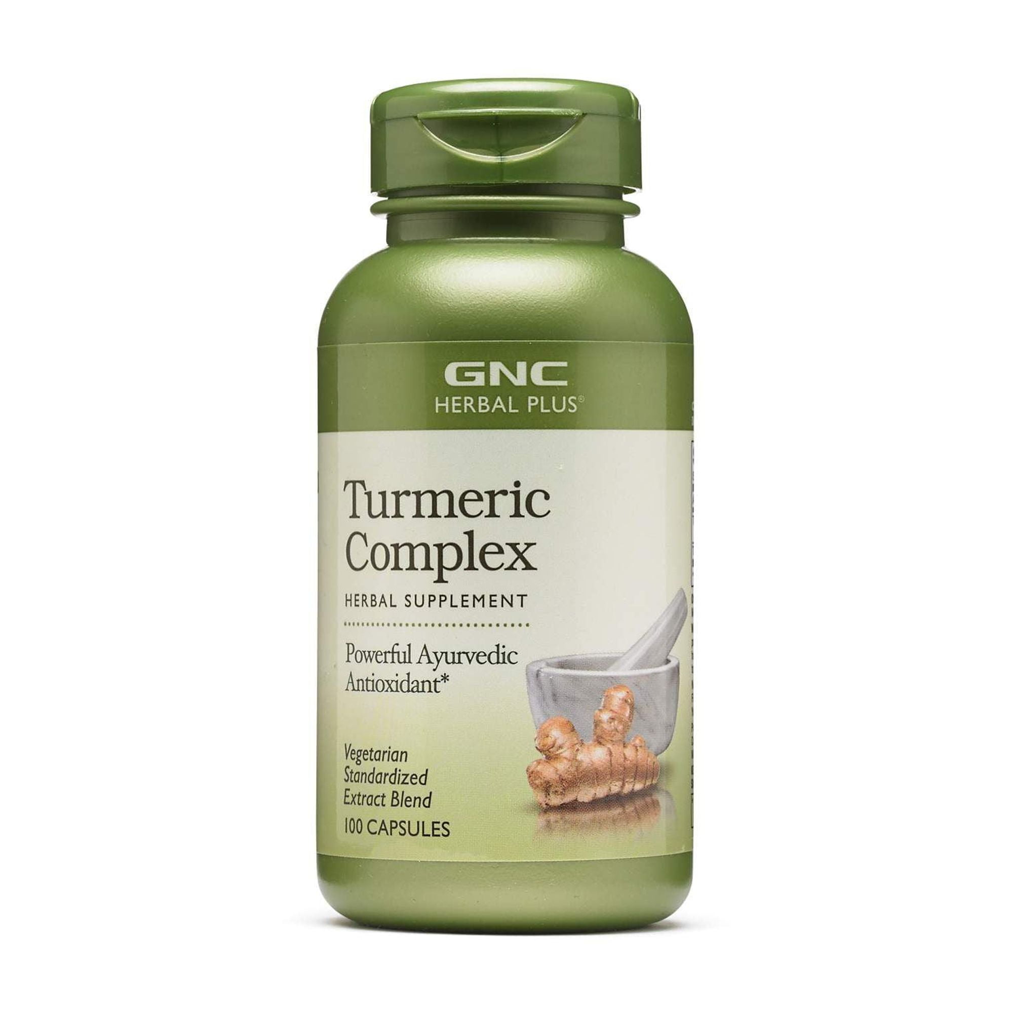 GNC Herbal Plus Turmeric Complex Supplement, Vegetarian, Provides ...