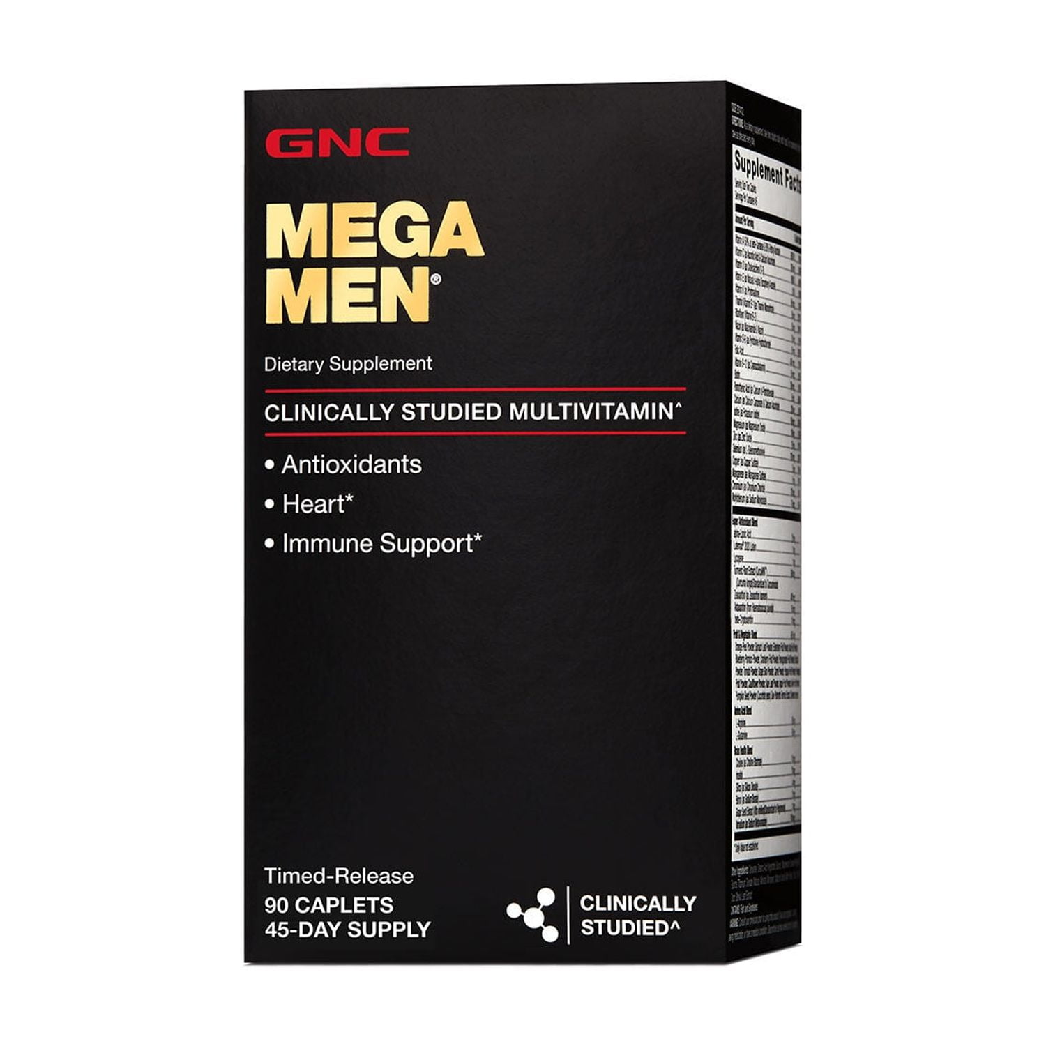 GNC Mega Men's Daily Multivitamins | Antioxidants, Heart & Immune ...