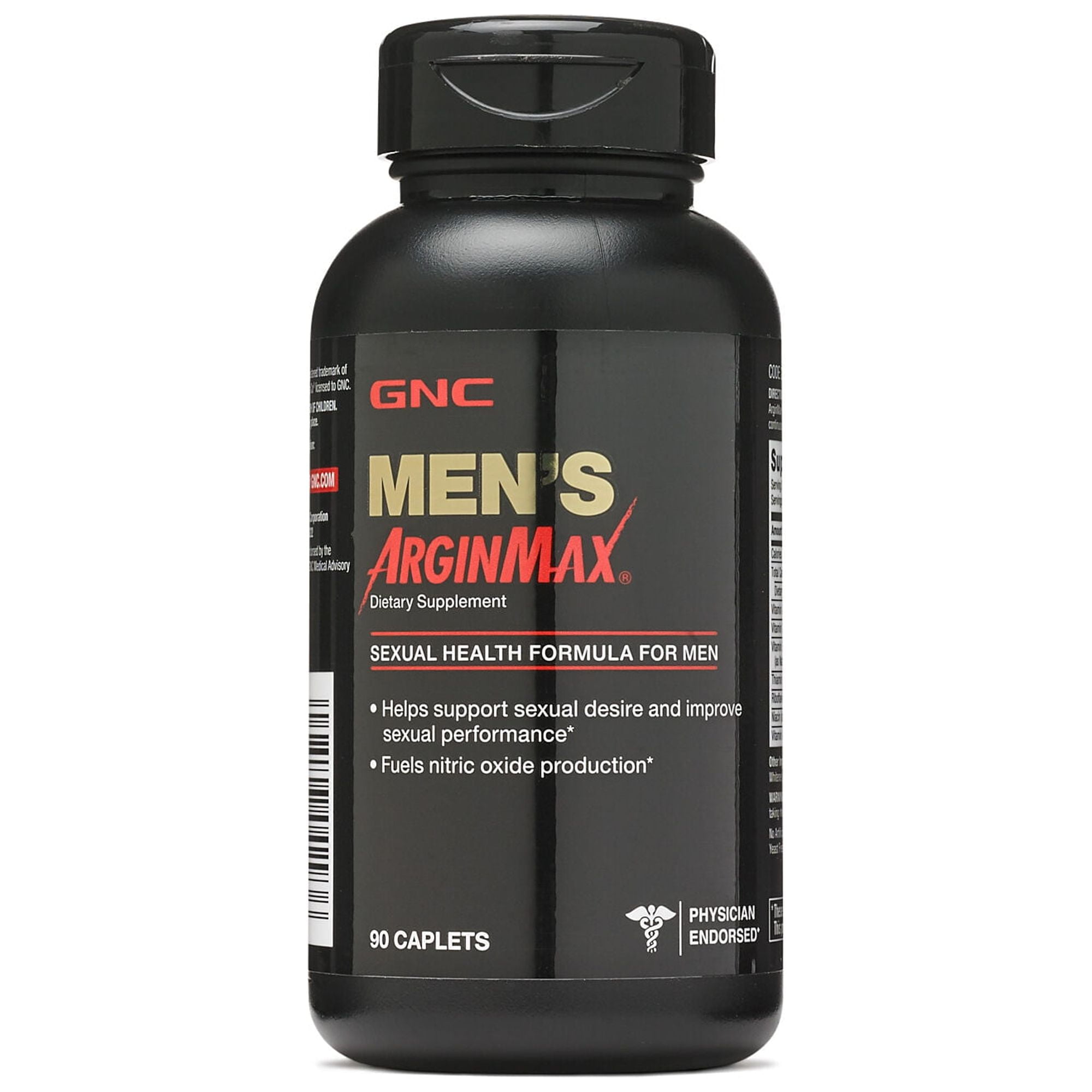 GNC Mens Arginmax Sexual Health Supplement for Men, 90 Count, Supports ...