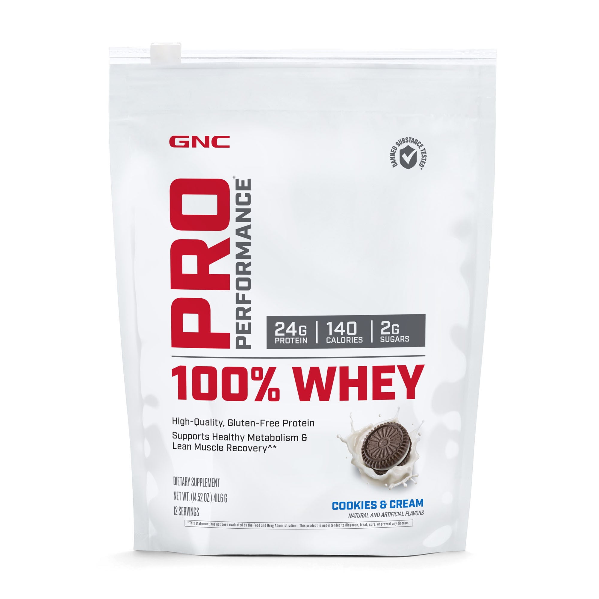 GNC Pro Performance 100% Whey Protein, Supports Muscle Strength ...