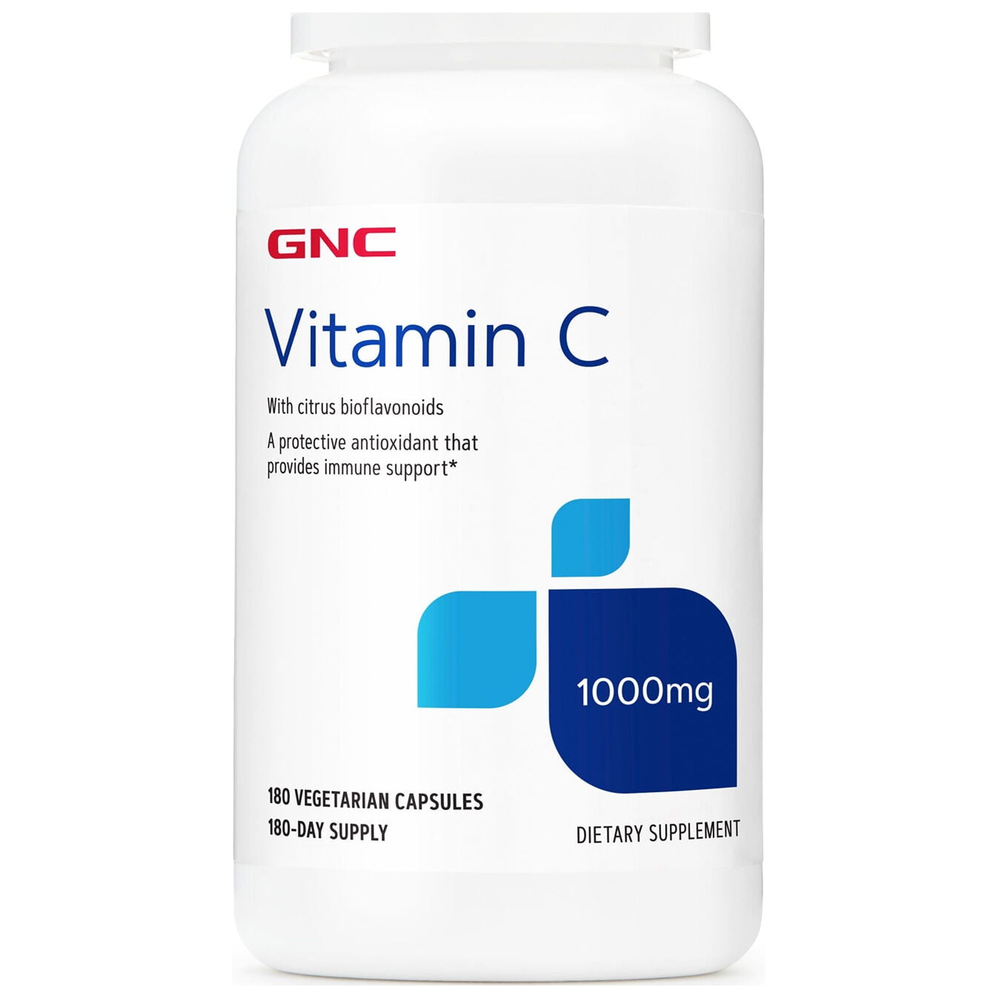 GNC Antioxidant Vitamin C 1000mg, 180 Capsules, Supports Healthy Immune ...