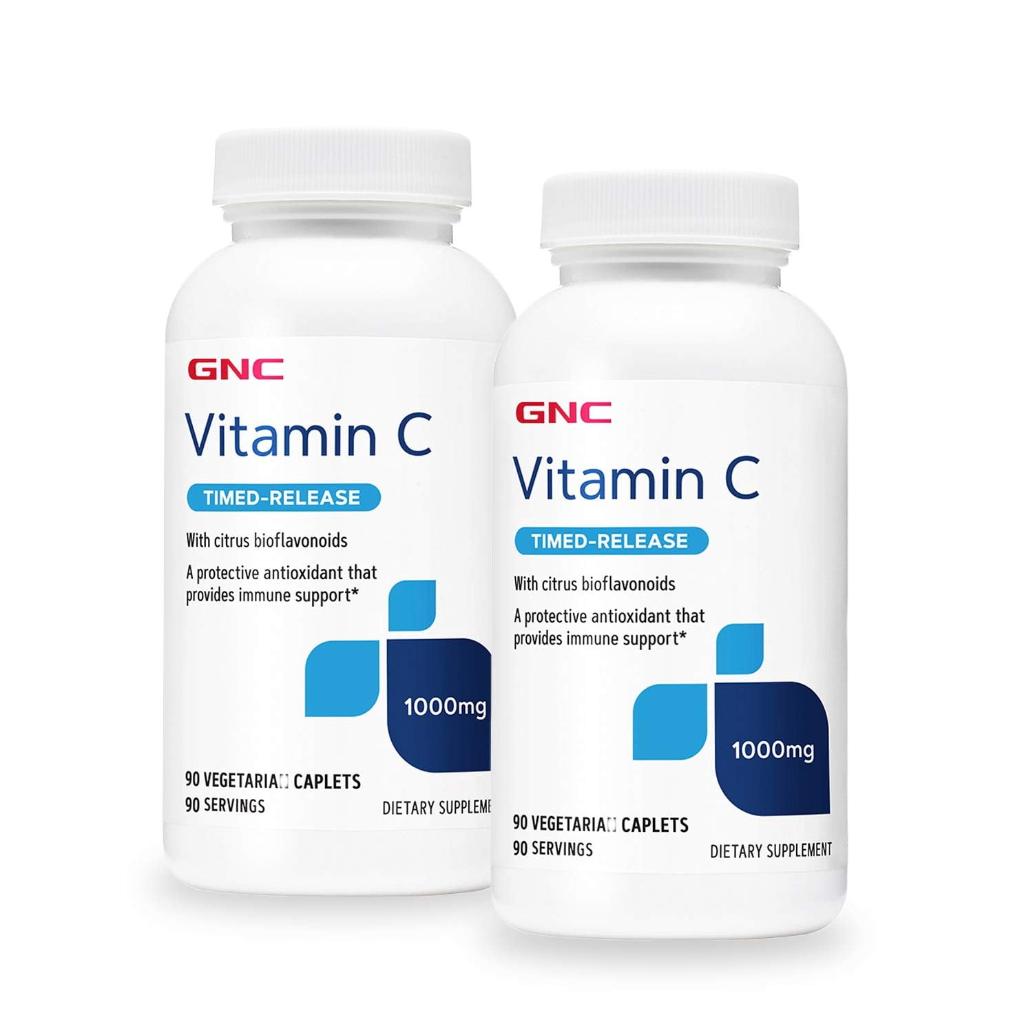 GNC Vitamin C Time-Released 1000mg - Twin Pack - Walmart.com