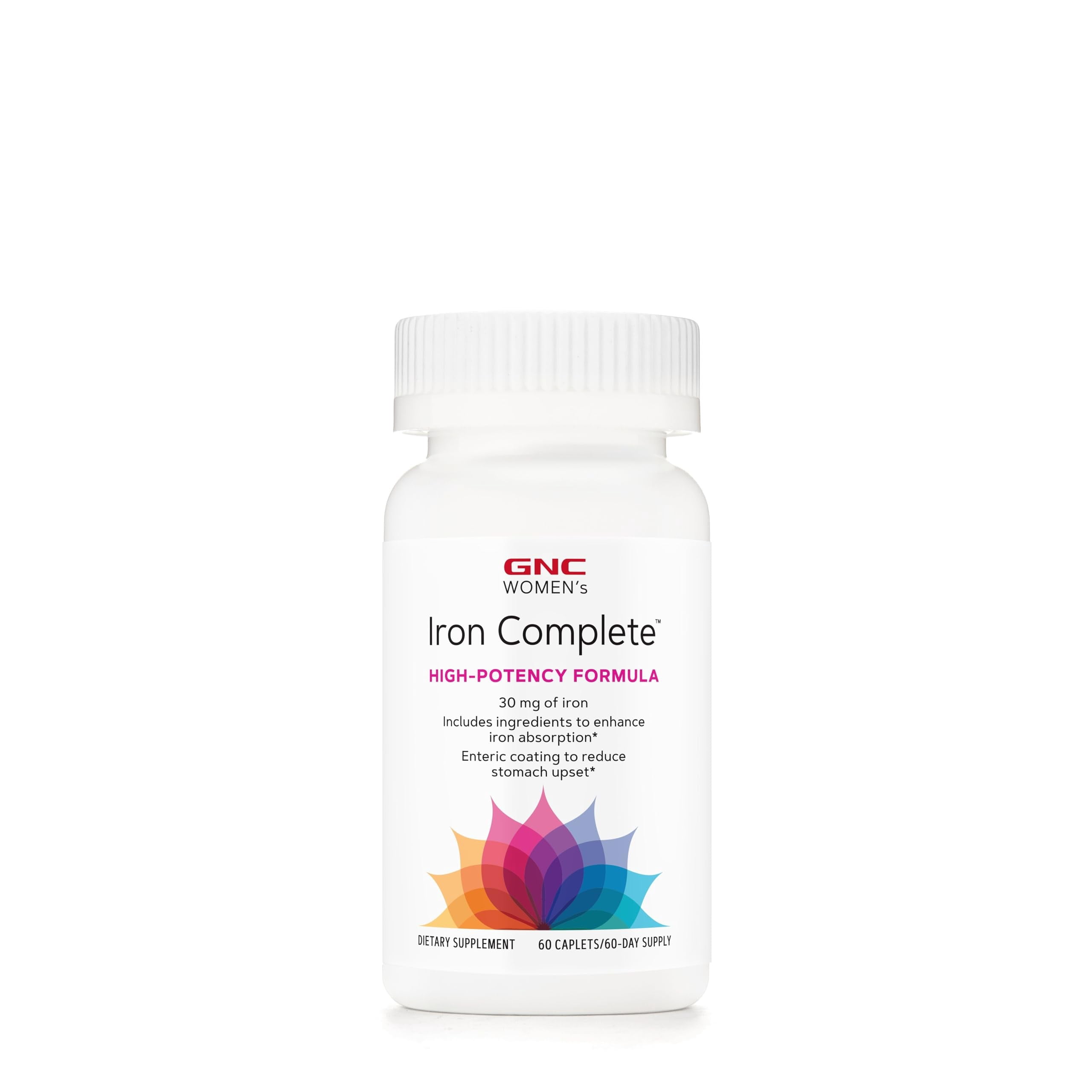 GNC Women's Iron Complete Multivitamin, Enhances Ability to Absorb Iron ...
