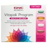 GNC Women's Vitapak Program, 30 Daily Packs, Complete 4-in-1 ...