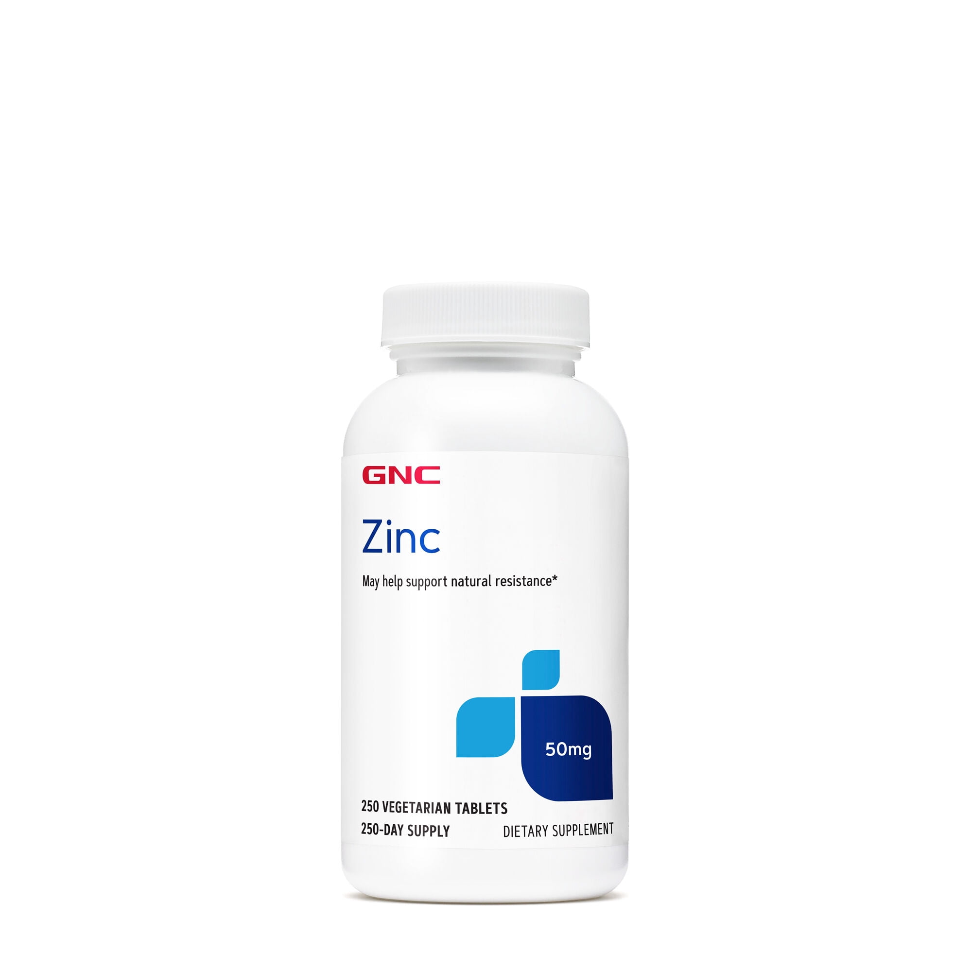 GNC Zinc 50mg | Supports Natural Resistance in Immune System | 250 ...