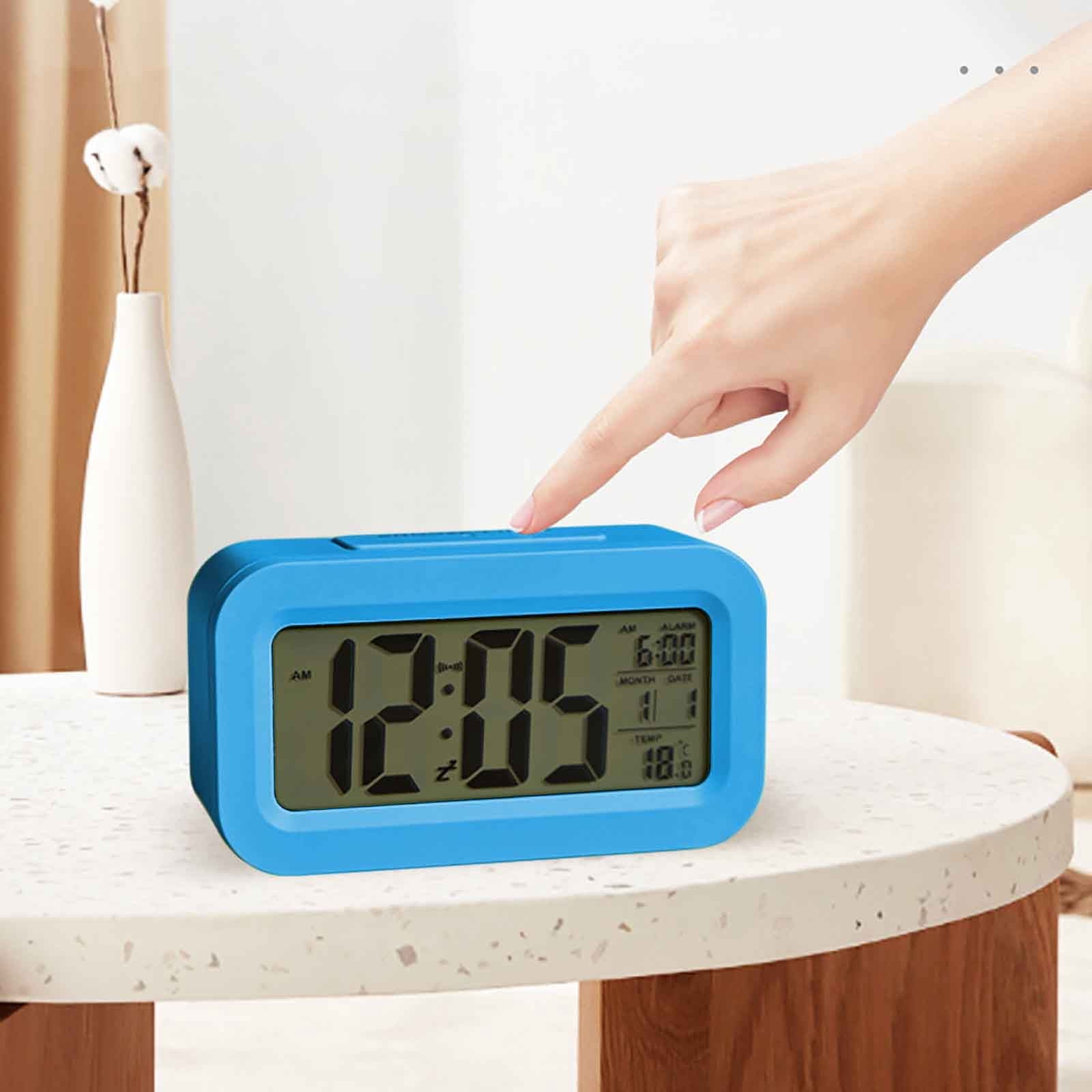 GNFQXSS Temperature Version Smart Clock, Silent Clock, Electronic Clock ...
