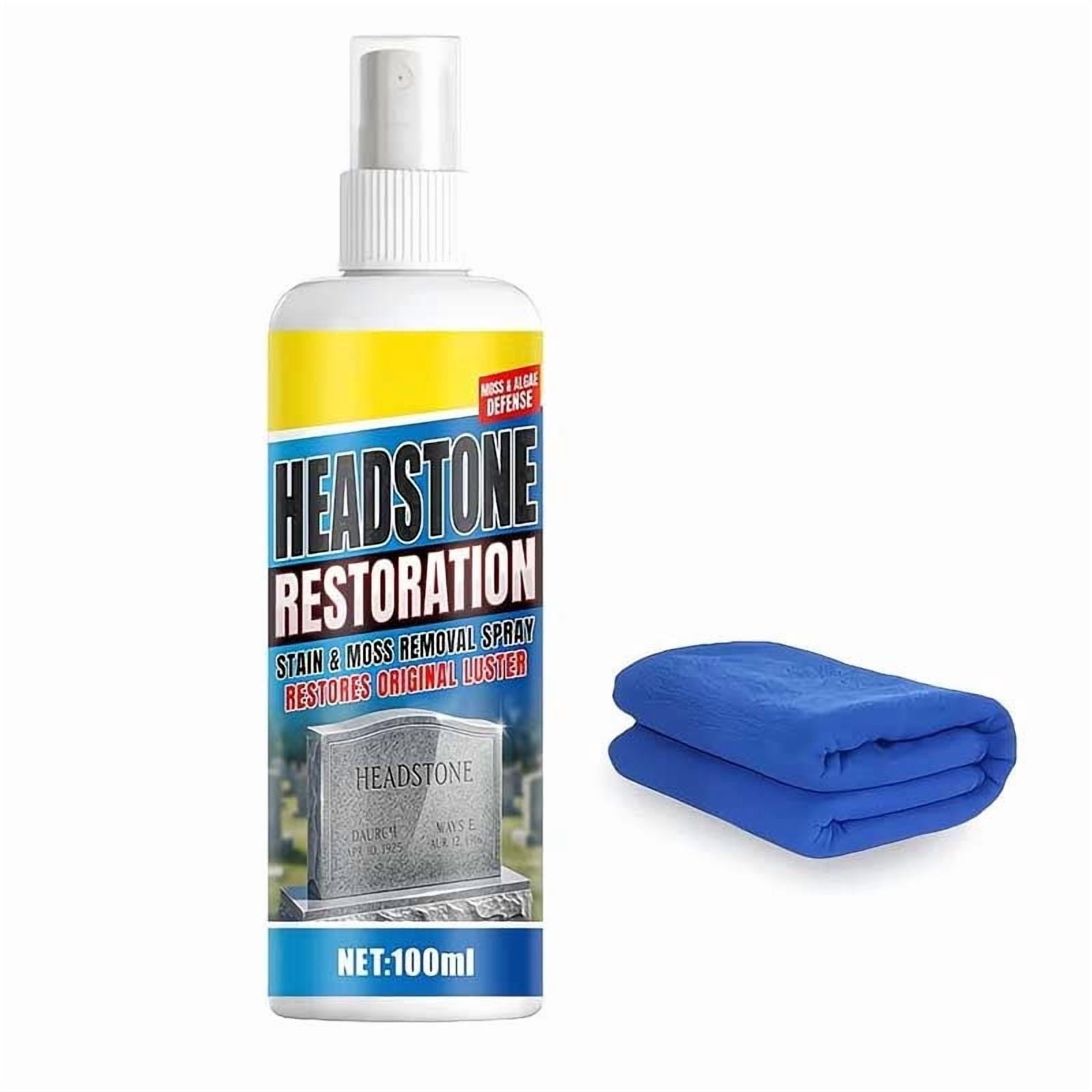 GNOIX Headstone Restoration & Cleaning Spray, Professional Tombstone ...